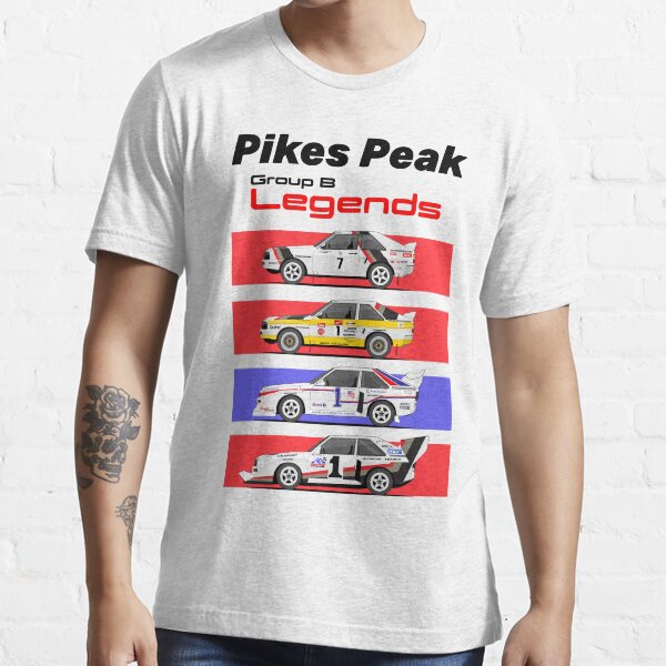 "Pikes peak group B legends" T-shirt for Sale by purpletwinturbo ...