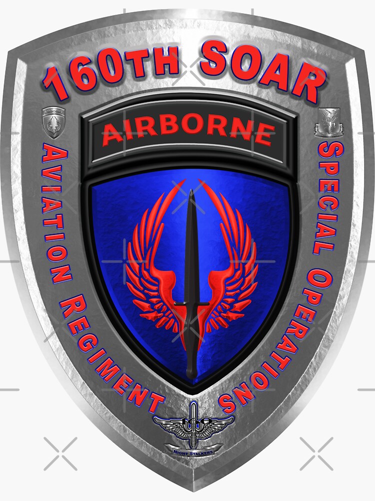 "160th Special Operations Aviation Regiment “SOAR Veteran”" Sticker for ...