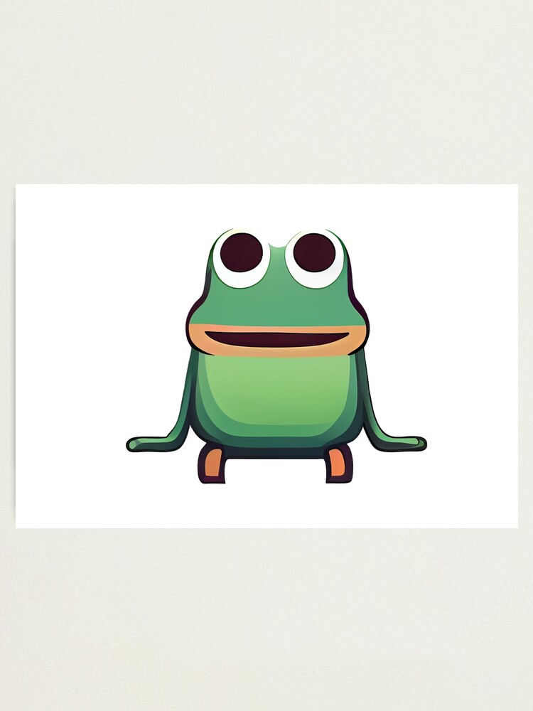 "Frog Character emoji emoticon - Created by Artificial Intelligence ...