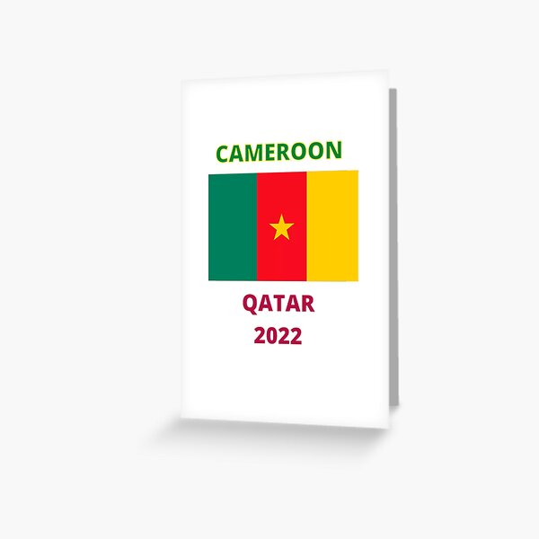 "Qatar 2022 Cameroon pride" Greeting Card for Sale by Prideflag32 ...