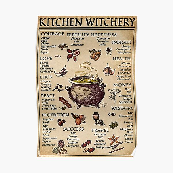 "Kitchen Witchery, Witches Magic Knowledge, Kitchen Blessing Incense ...