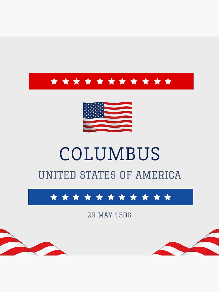 "columbus day stiker" Sticker for Sale by AlezzuK | Redbubble