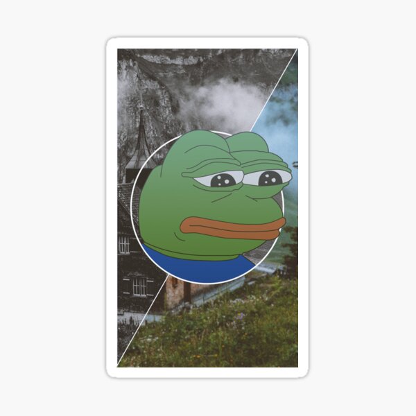 "Sad Frog" Sticker for Sale by BienThings | Redbubble