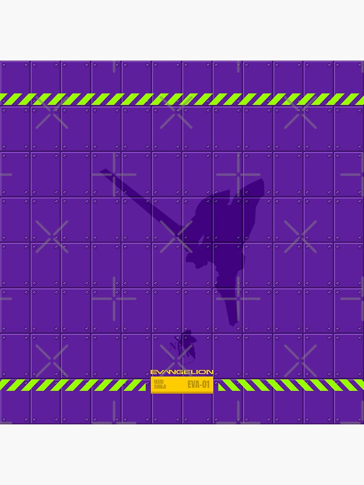 "Neon Genesis Evangelion EVA-01 Ikari Shinji Mecha" Sticker for Sale by ...