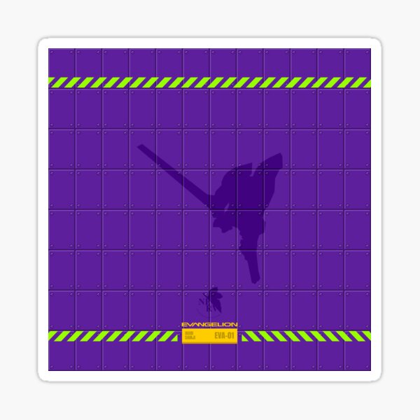 "Neon Genesis Evangelion EVA-01 Ikari Shinji Mecha" Sticker for Sale by ...