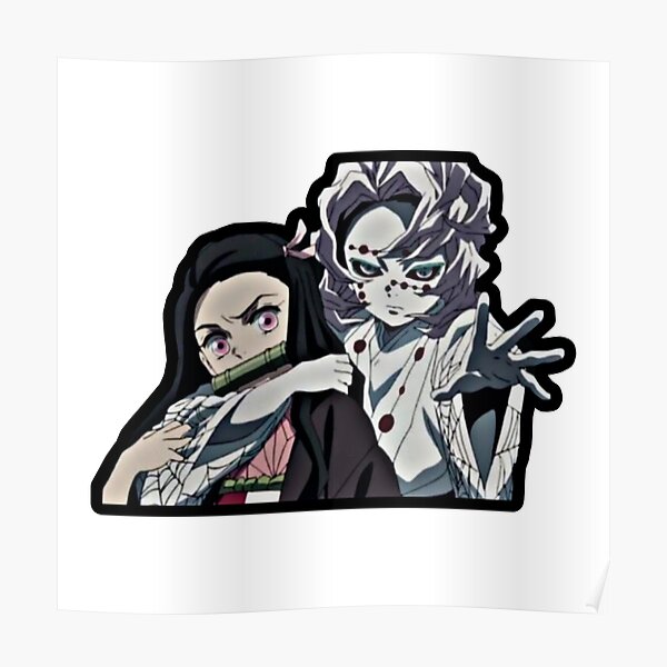 "Rui Holding Nezuko ~ Demon Slayer" Poster for Sale by lotr-fan | Redbubble