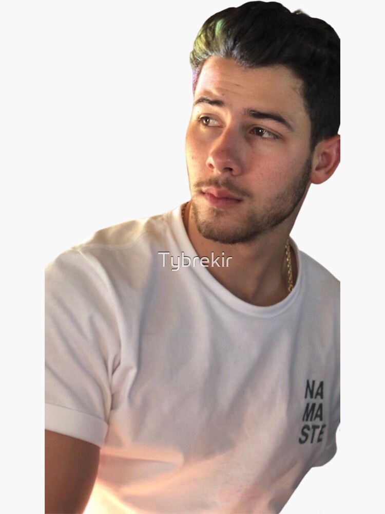 "Nick jonas" Sticker for Sale by Tybrekir | Redbubble