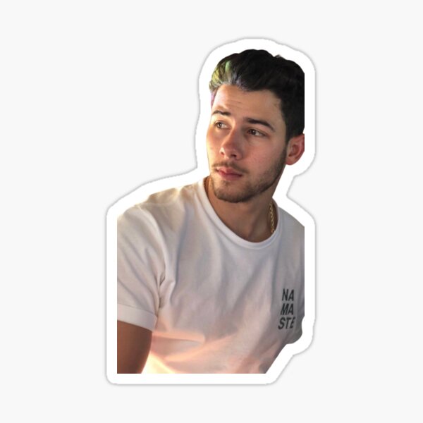 "Nick jonas" Sticker for Sale by Tybrekir | Redbubble