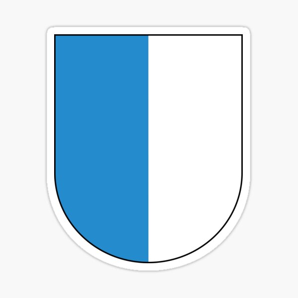 "Lucerne Coat of Arms, Switzerland" Sticker for Sale by Tonbbo | Redbubble