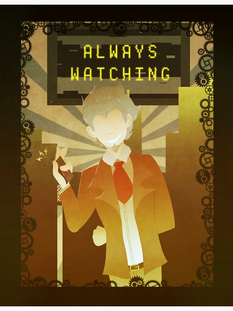 "Always Watching" Sticker for Sale by TitusArt | Redbubble