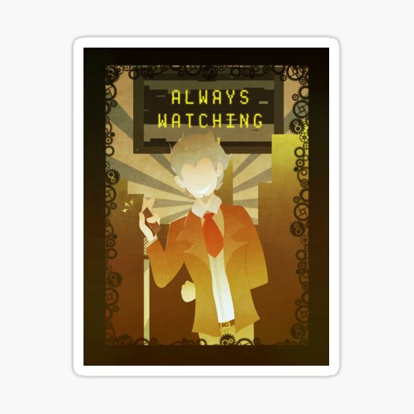 "Always Watching" Sticker for Sale by TitusArt | Redbubble