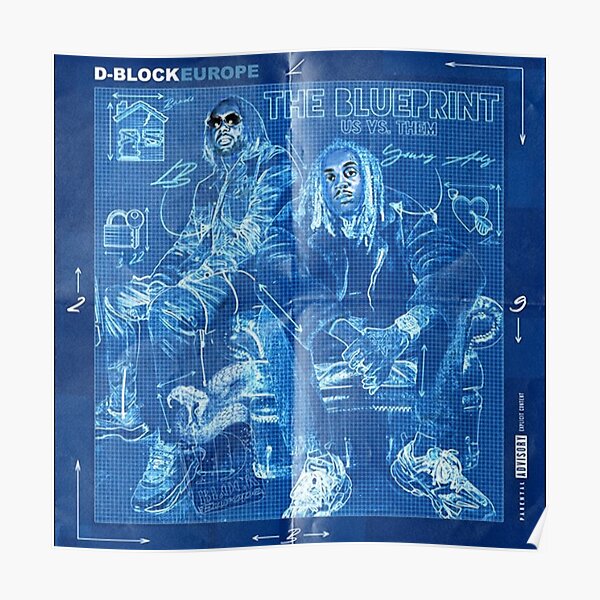 "D-Block Europe The Blueprint - Us vs. Them" Poster for Sale by RAPORI ...