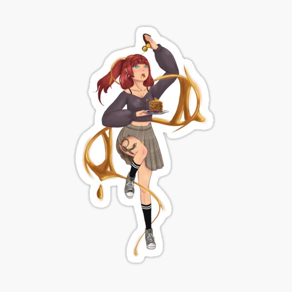 "Anime Girl and Pancakes | Anime Girl and Foods Collection Item -1 ...