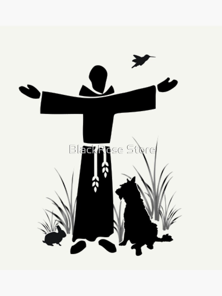 "Feast of St Francis of Assisi" Poster for Sale by BlackRose90 | Redbubble