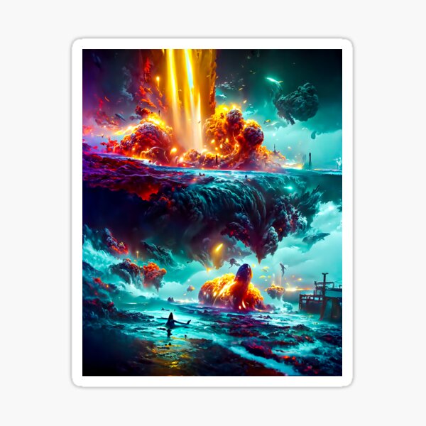 "the crash" Sticker for Sale by zar4fussion | Redbubble