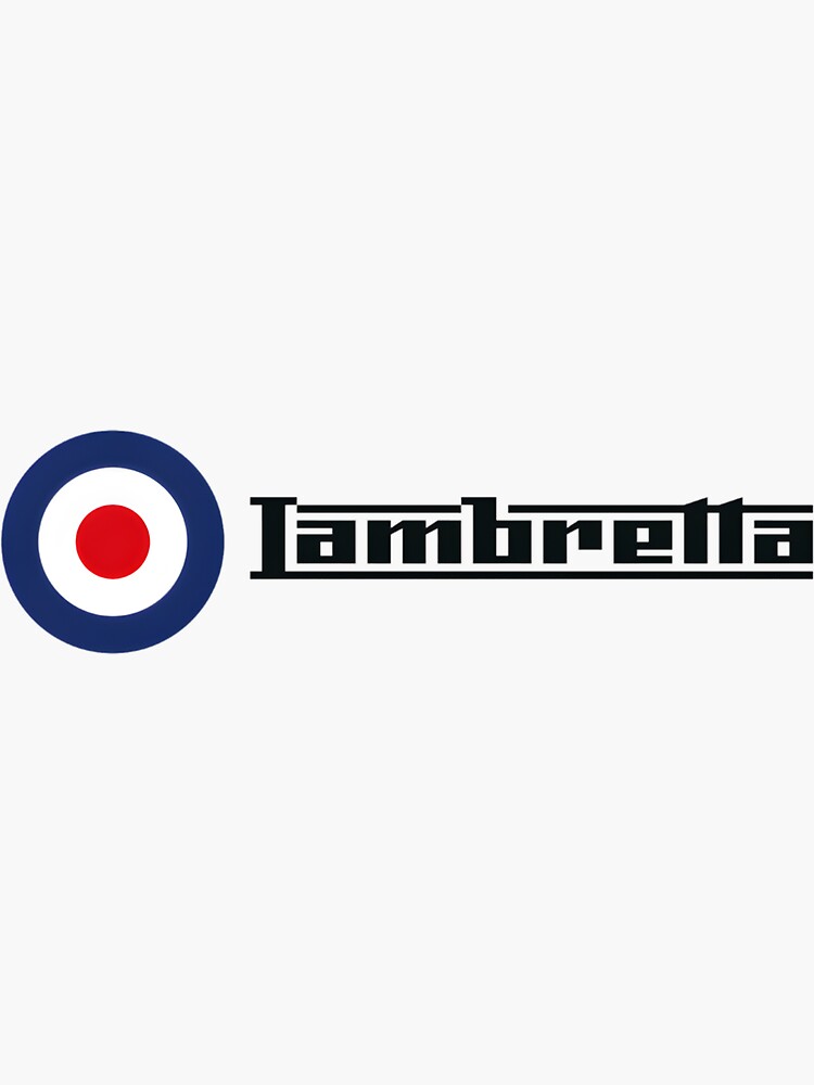 "Lambretta Logo with Roundel Classic " Sticker for Sale by ...