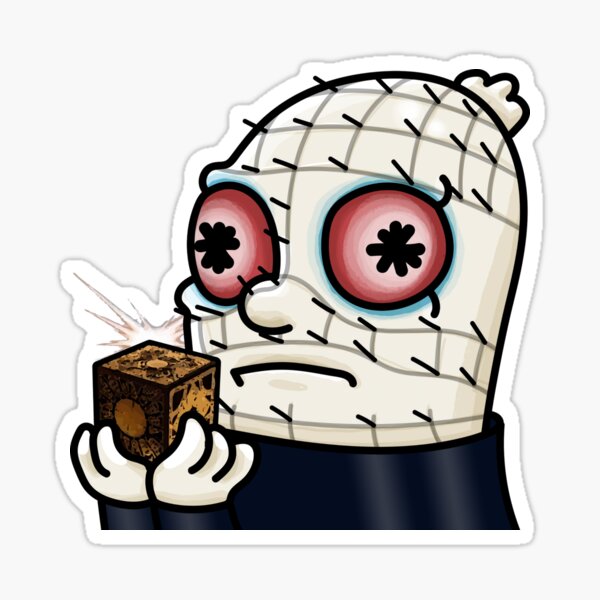 "Surprise Gift Hellraiser Halloween Holiday" Sticker for Sale by ...