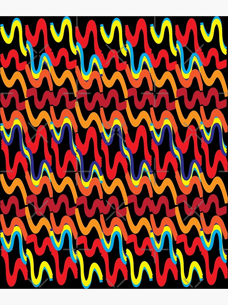 "Undulating patterns- " Poster for Sale by OWDAH | Redbubble