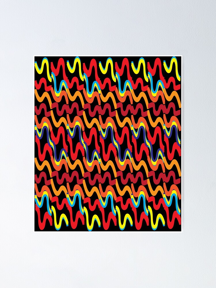 "Undulating patterns- " Poster for Sale by OWDAH | Redbubble
