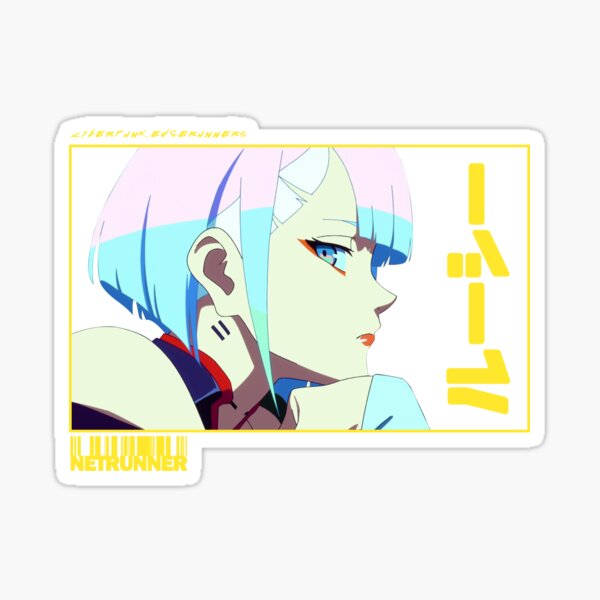 "Lucy - Cyberpunk Edgerunners" Sticker for Sale by Shugoku | Redbubble