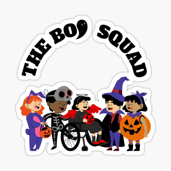 "halloween boo squad team family " Sticker for Sale by kokiiitest ...