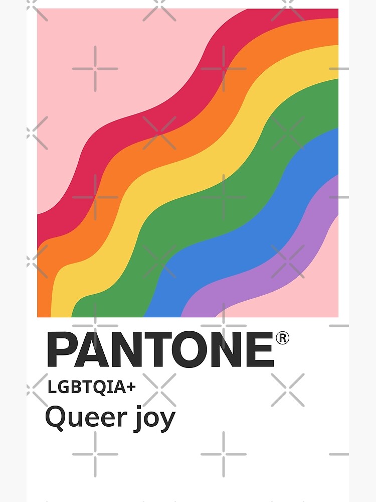 "Queer Joy LGBTQIA+ Rainbow Pride" Poster for Sale by Wanderior | Redbubble