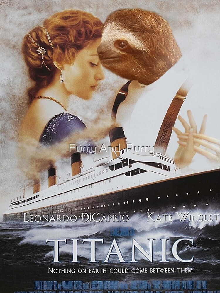 "Sloth as Jack Dawson in Titanic - Print / Home Decor / Wall Art ...