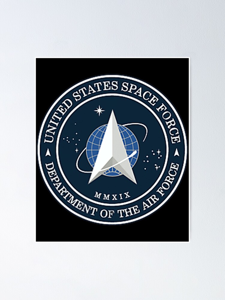 Póster «Logotipo de la Fuerza Espacial USSF Astronauta Militar Fuerza ...