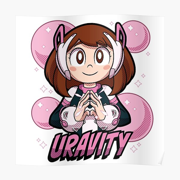 Póster «Arte de fan de héroe de Uravity» de ECHOPopStore | Redbubble