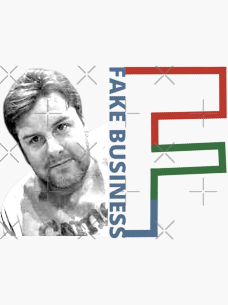 "FAKE BUSINESS, The Tim Dillon Show" Sticker for Sale by CraktmanShop ...
