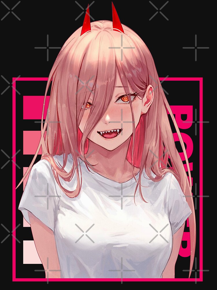 "power - chainsaw man anime" T-shirt for Sale by itsmeayo | Redbubble ...