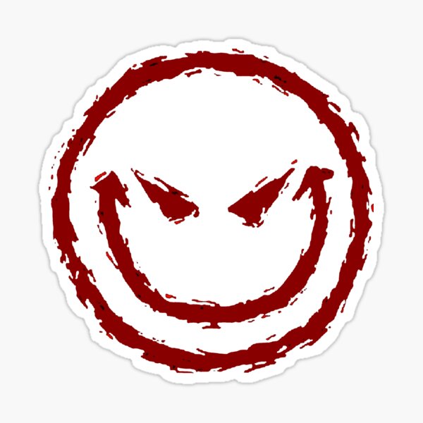 Evil Smile Stickers | Redbubble