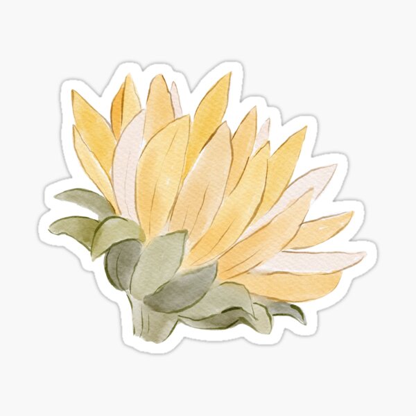 "Little Sunflowers " Sticker for Sale by PotluckPrints | Redbubble