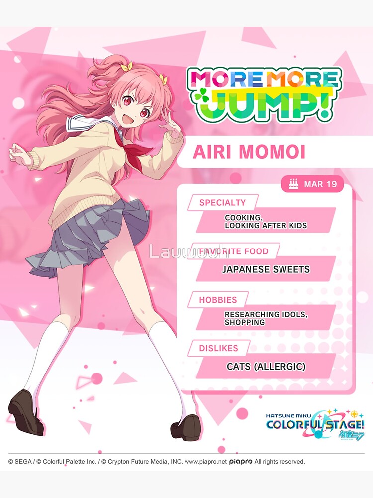 "Airi Momoi" Sticker by Lauwuuh | Redbubble