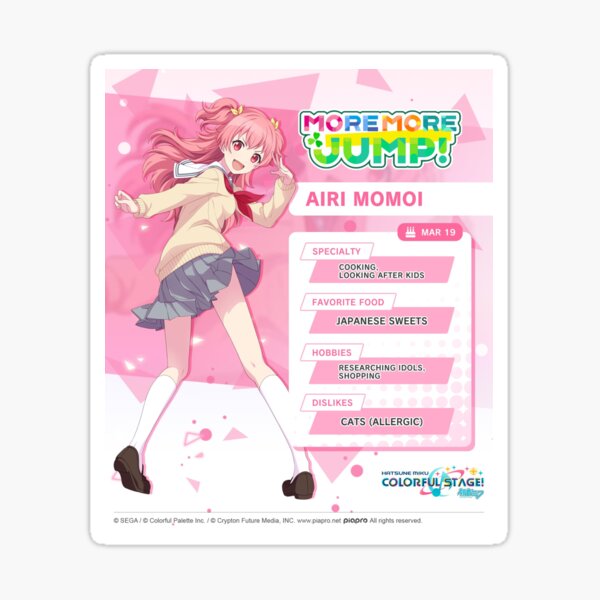 "Airi Momoi" Sticker by Lauwuuh | Redbubble