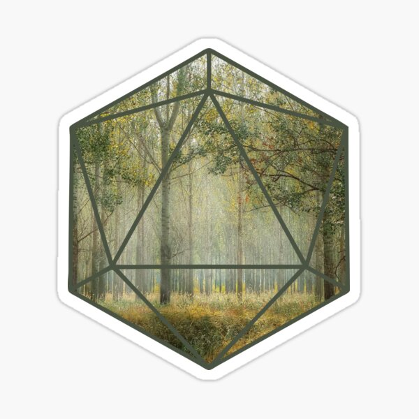 "Trees in 20-Sided Dice Design For Dungeon Masters, Player Characters ...