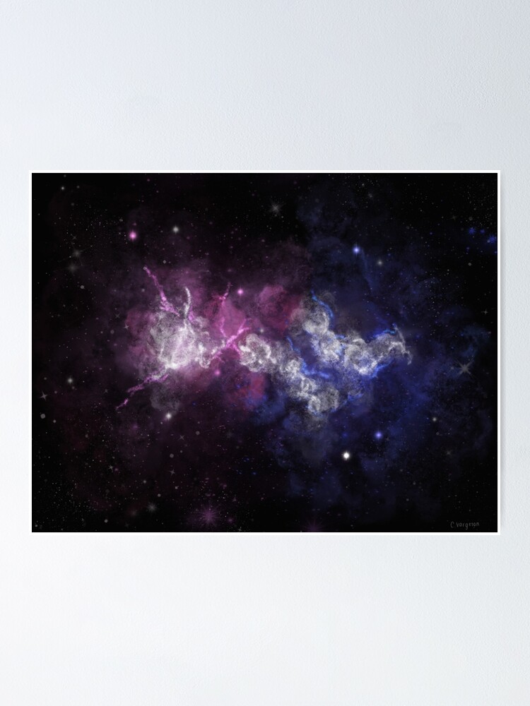 "Subtle pride flag space design" Poster for Sale by beanbag1 | Redbubble