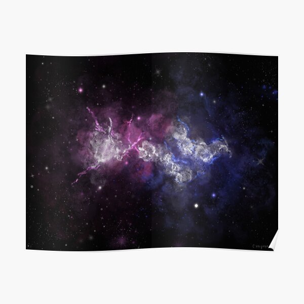 "Subtle pride flag space design" Poster for Sale by beanbag1 | Redbubble