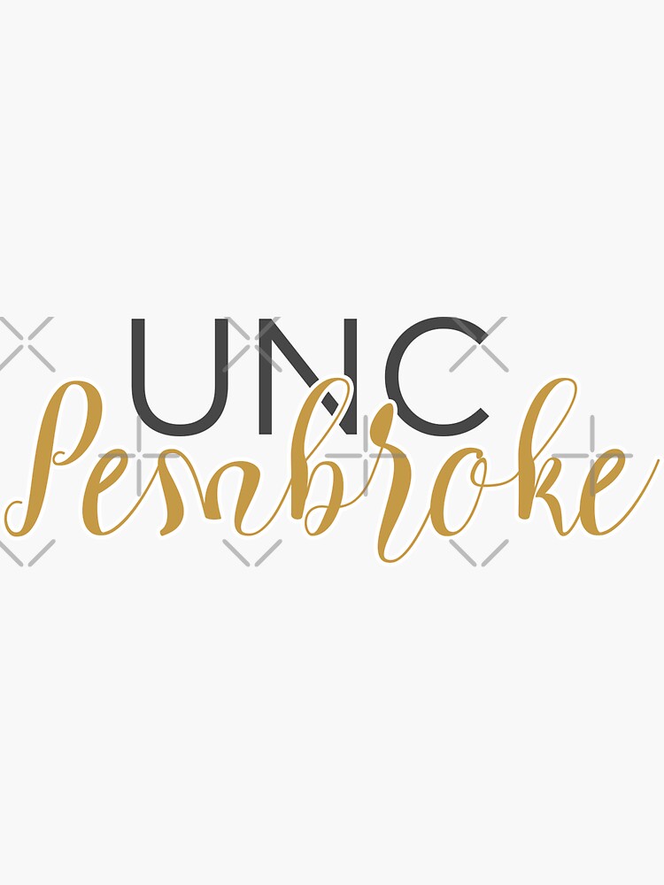 "uncp style 2" Sticker for Sale by BexKelly | Redbubble