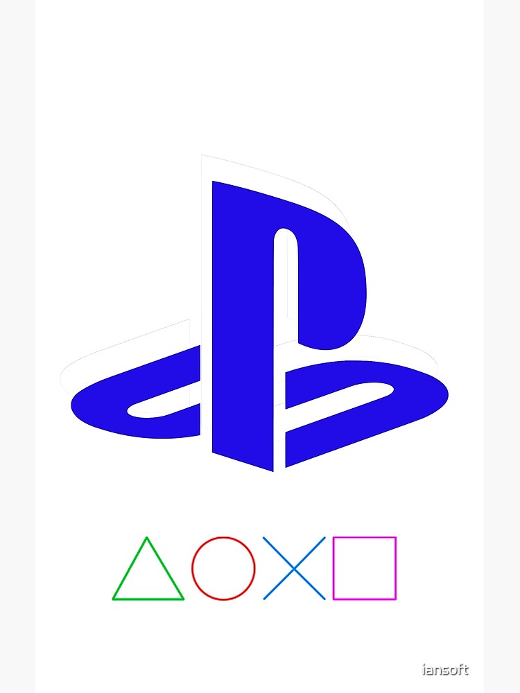 "PlayStation" Poster by iansoft | Redbubble