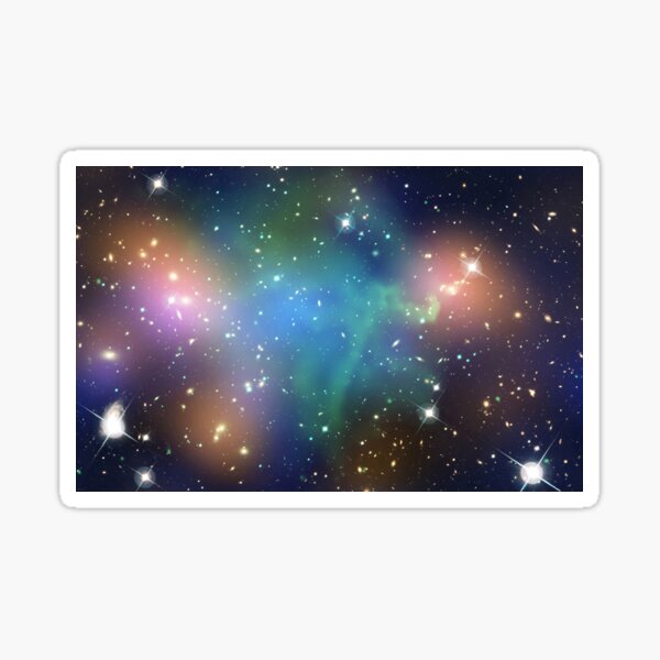 "Galaxy- the city of stars" Sticker for Sale by Night-parade | Redbubble