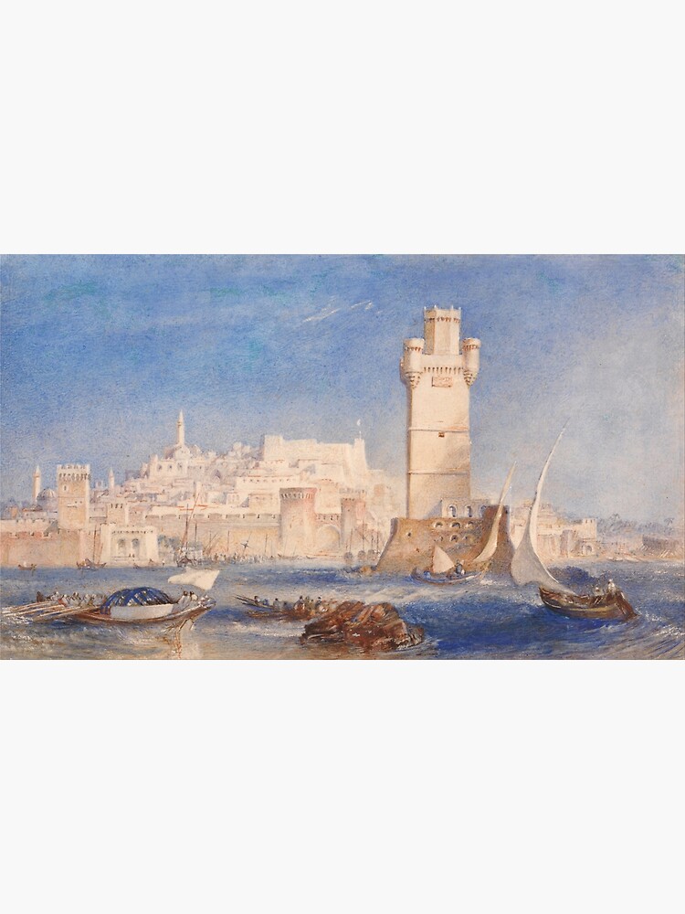 "Joseph Mallord William Turner Rhodes " Poster for Sale by OldTimeArt ...