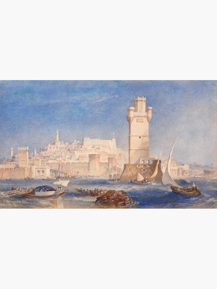 "Joseph Mallord William Turner Rhodes " Sticker for Sale by OldTimeArt ...