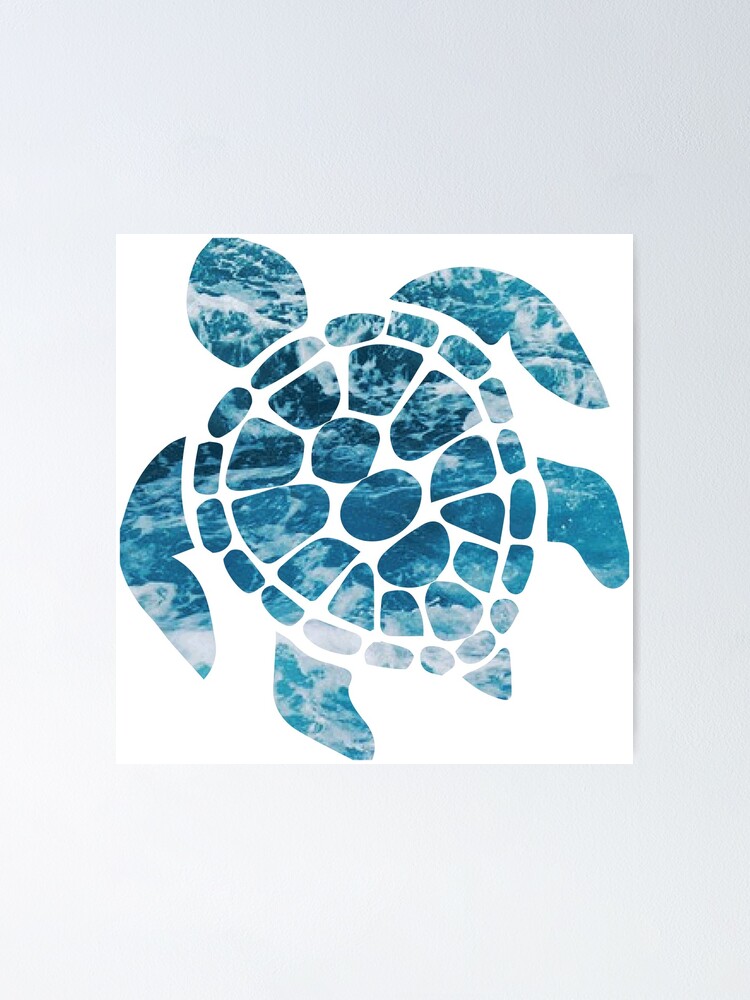 "Ocean Sea Turtle" Poster for Sale by emilystp23 | Redbubble