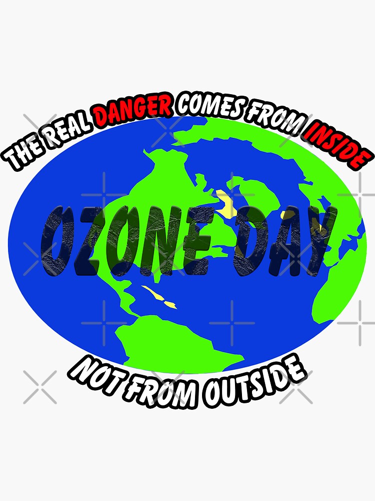 "Save Ozone Layer, Ozone Day" Sticker for Sale by Mr-true-design ...