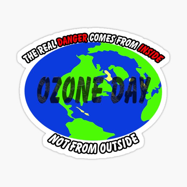 "Save Ozone Layer, Ozone Day" Sticker for Sale by Mr-true-design ...