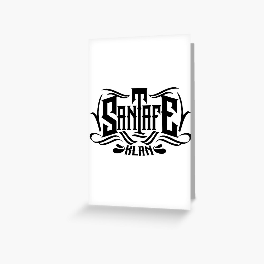 "Santa Fe Klan Merch Santa Fe Klan Logo" Greeting Card for Sale by ...