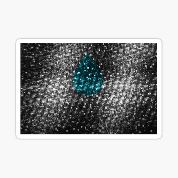 "Gota d'água III" Sticker for Sale by MAMA78 | Redbubble