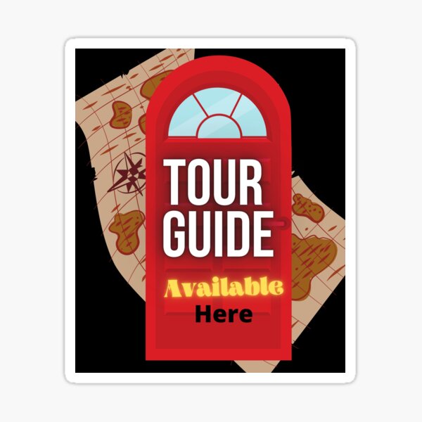 "Occupation Tour Guide" Sticker for Sale by ContourDesigns | Redbubble