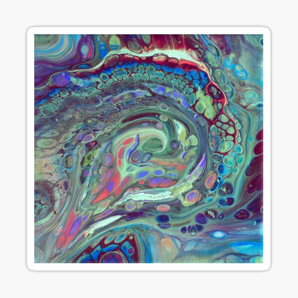 "Teal cyclone " Sticker for Sale by ChelG365 | Redbubble